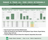Check Monitoring Template – Spreadsheets PH