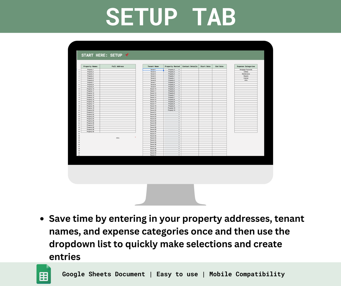 Landlord Rental Property Tracker – Spreadsheets PH