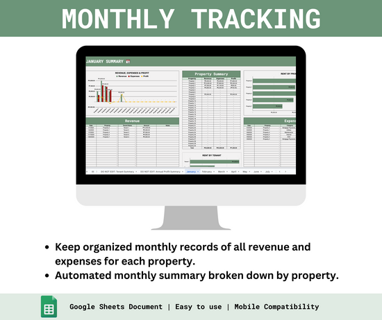 Landlord Rental Property Tracker – Spreadsheets PH