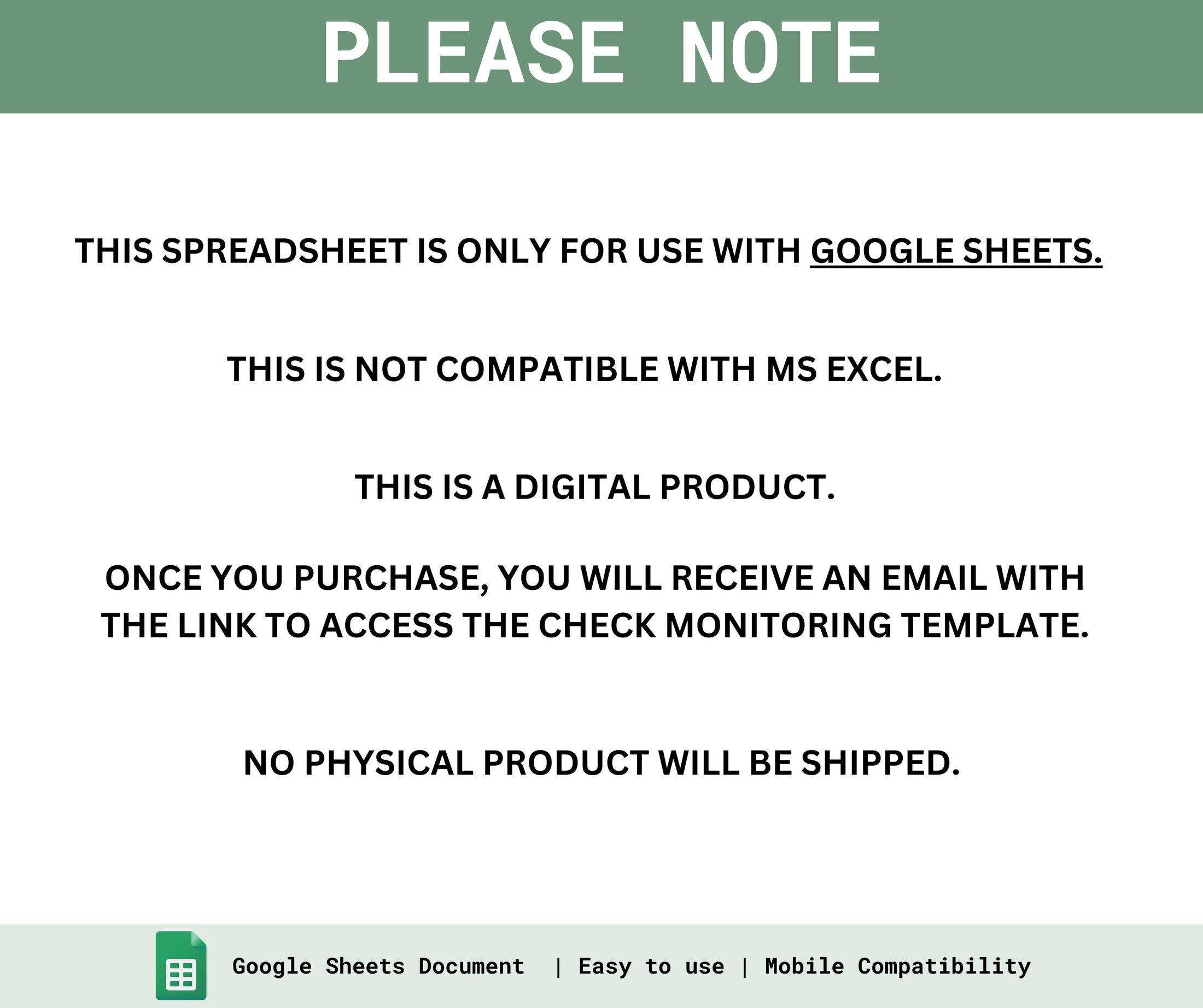 Check Monitoring Template – Spreadsheets PH