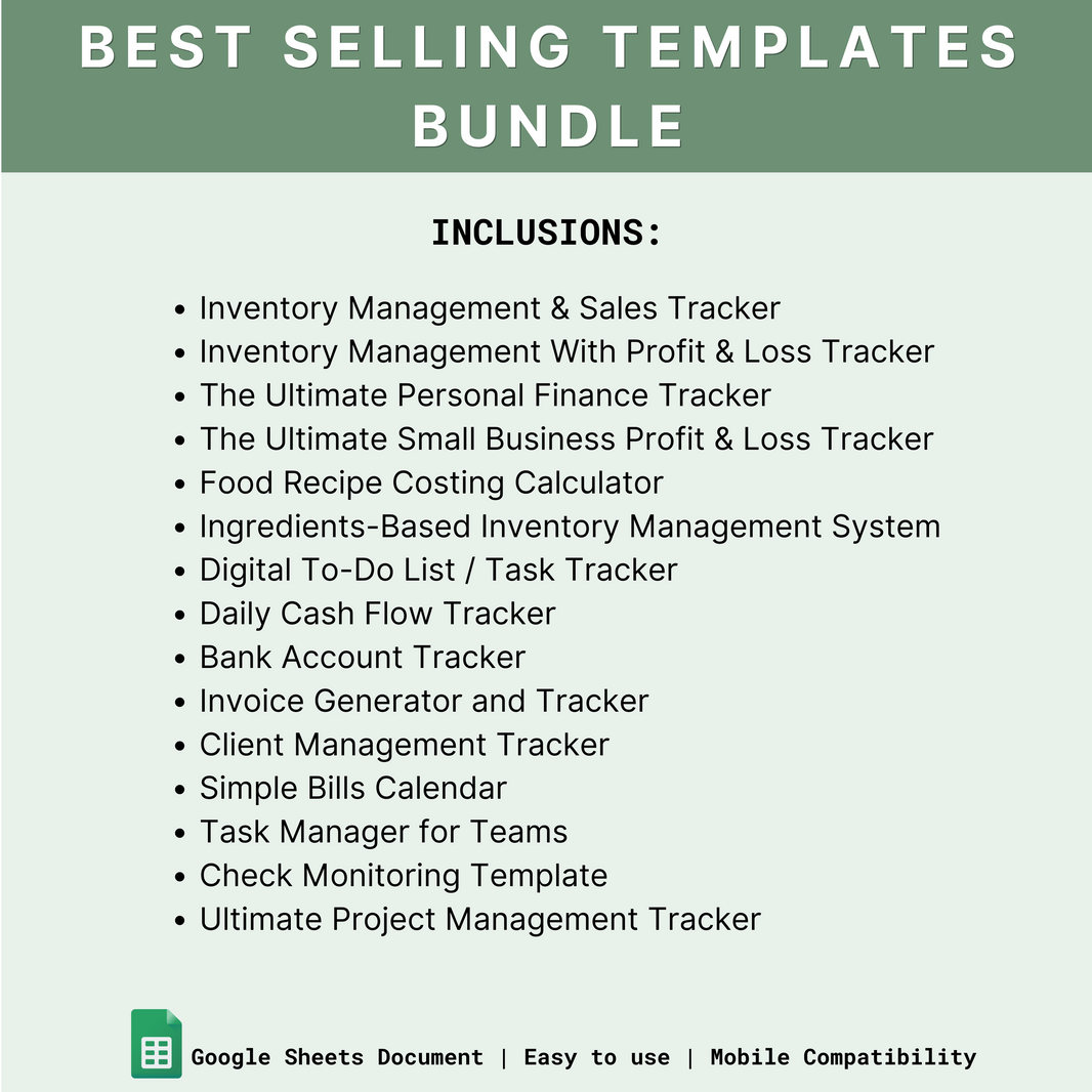 Premium Spreadsheet Tools to Help You Succeed – Spreadsheets PH