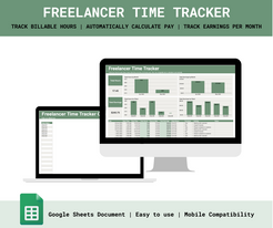 Freelancer Time Tracker – Spreadsheets PH