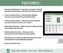 Inventory Management & Sales Tracker – Spreadsheets PH