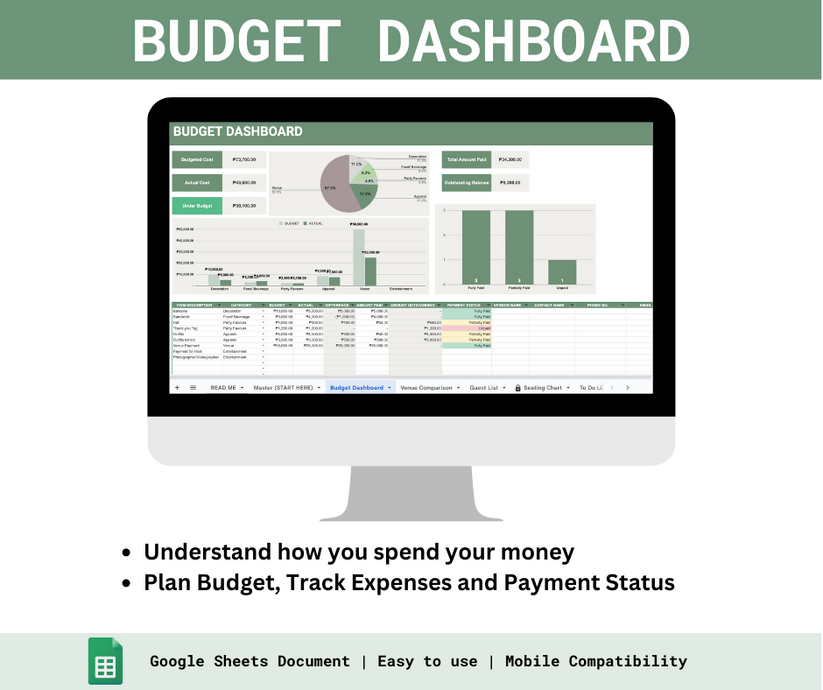 Event Planner Spreadsheet – Spreadsheets PH